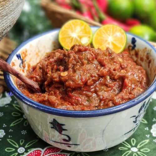Sambal Belacan (Charcoal Roasted) - My Lovely Recipes
