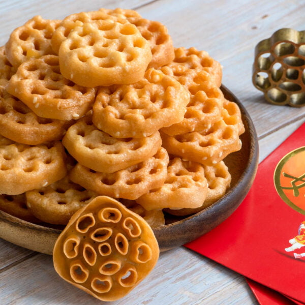 Honeycomb Cookies / Kuih Loyang / Kuih Rose - My Lovely Recipes