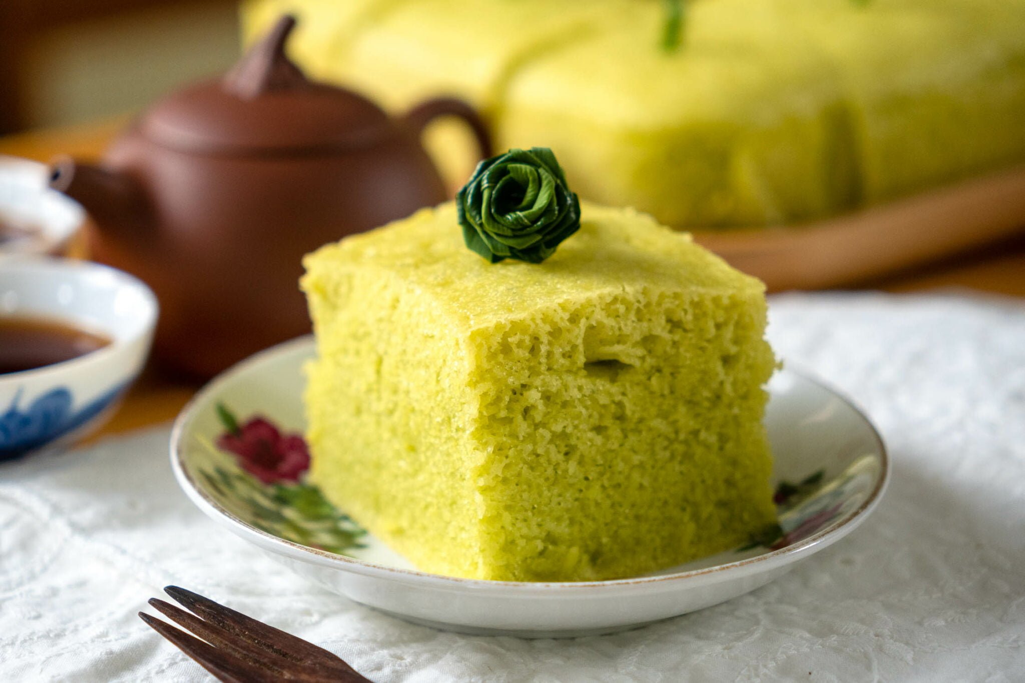 Steamed Pandan Malay Cake (Ma Lai Go) - My Lovely Recipes